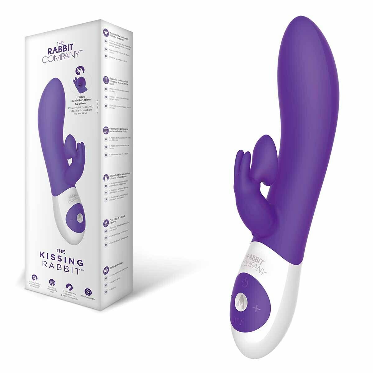 Kiss-кролик цвета сапфира 12 режимов