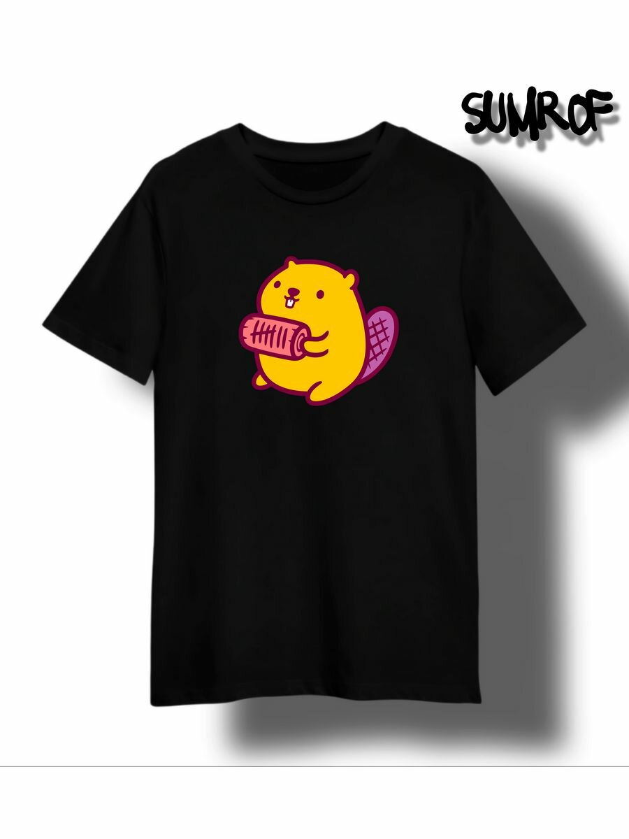 Футболка бобер