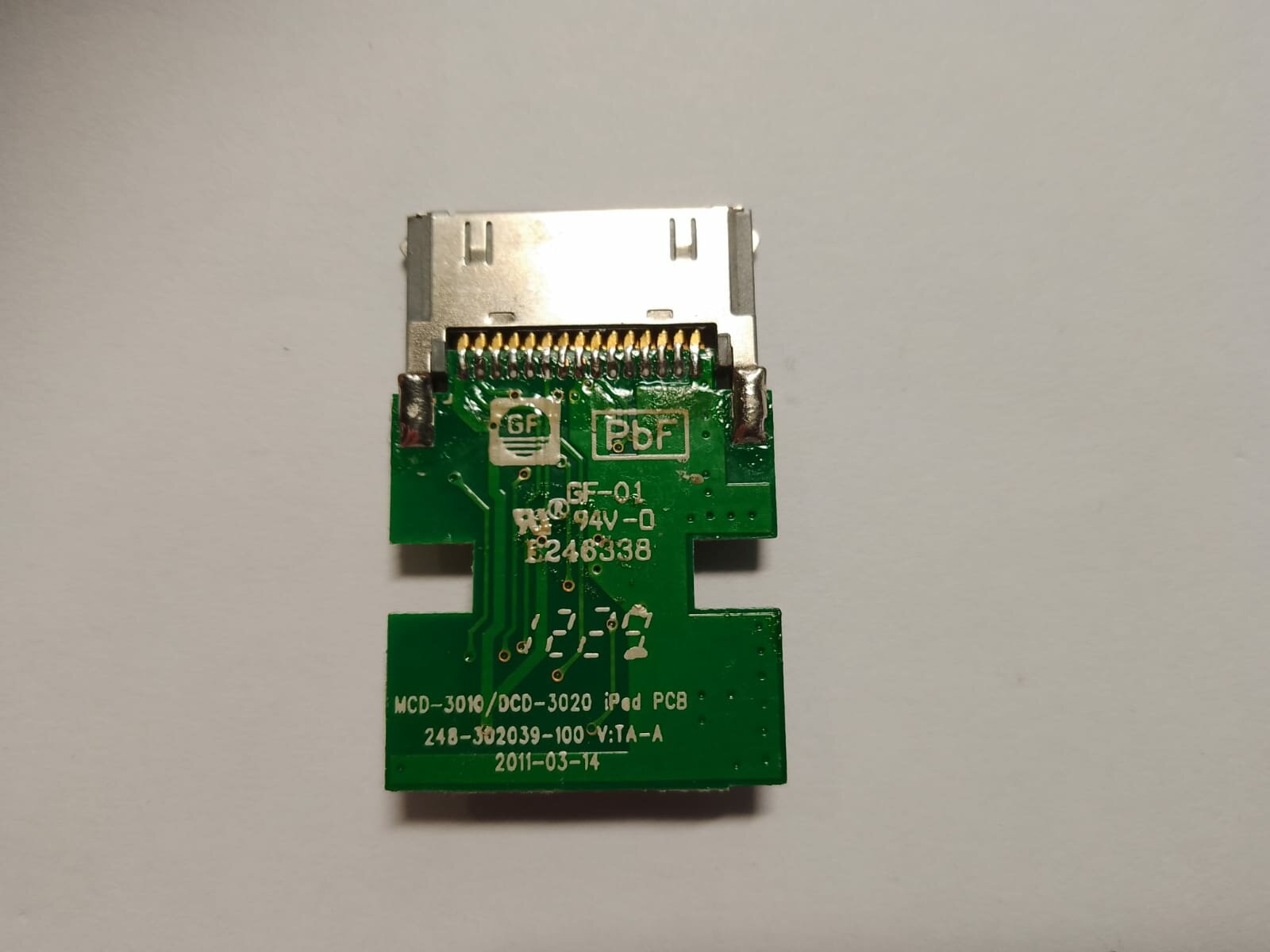 Переходник GF-01 94V-0 E246338 MCD-3010/DCD-3020 ipad PCB для музыкального центра Philips DCD3020