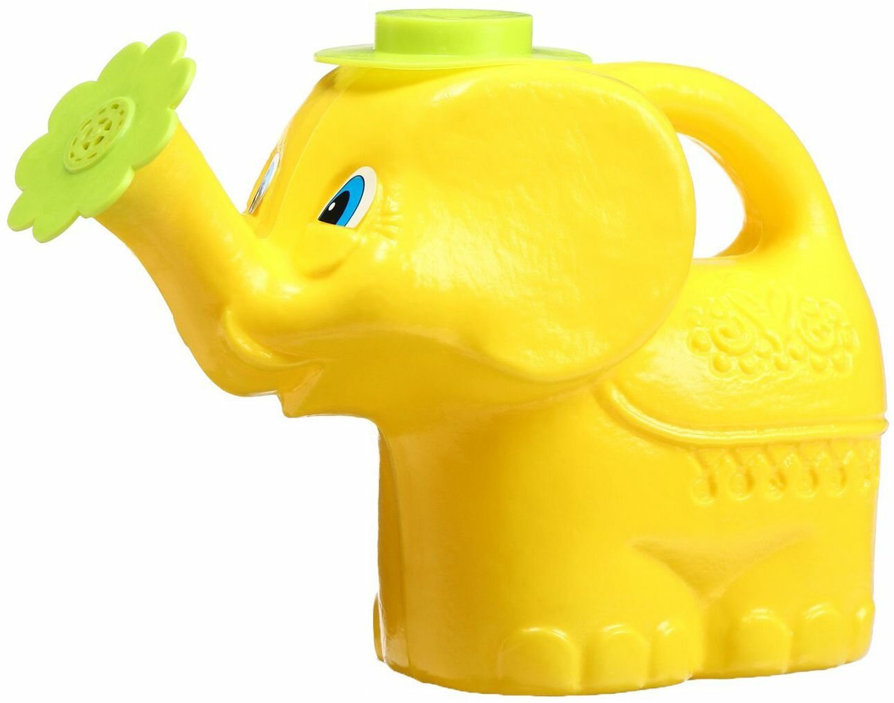 Детская лейка "Слонёнок Джамбо", с рассеивателем, для игры на песке и на воде, развивающая игрушка для малышей, 1 л