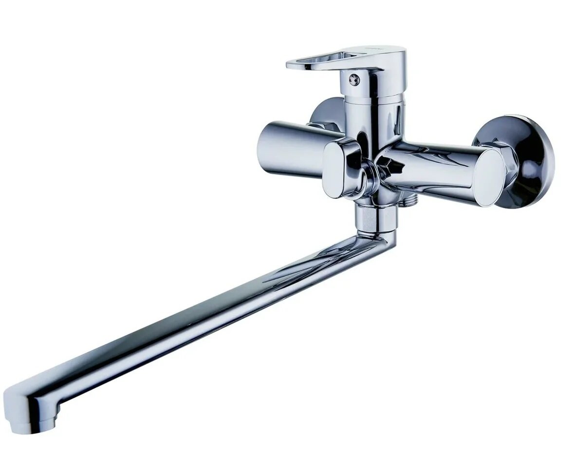 Смеситель G.lauf NUD7-A045 для ванной с длинным поворотным изливом