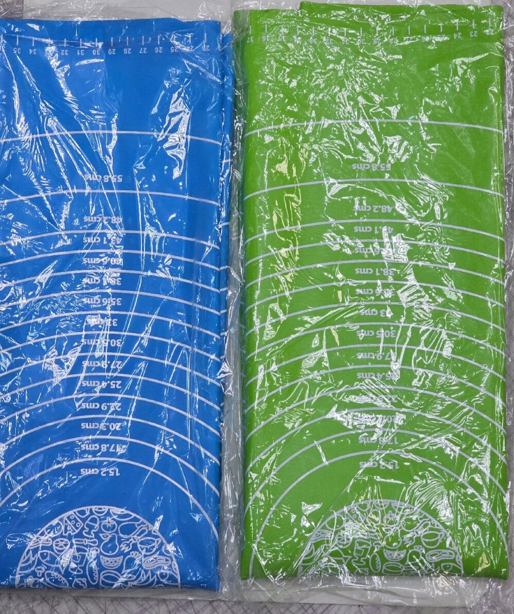 Коврик для выпечки силиконовый, коврик для теста 70х70 см (оранжевый)