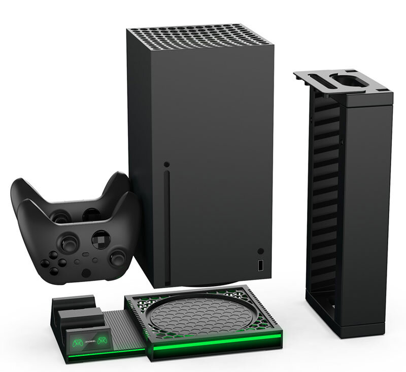 Многофункциональный стенд для Xbox Series X + подставка для дисков (Dobe TYX-0667)