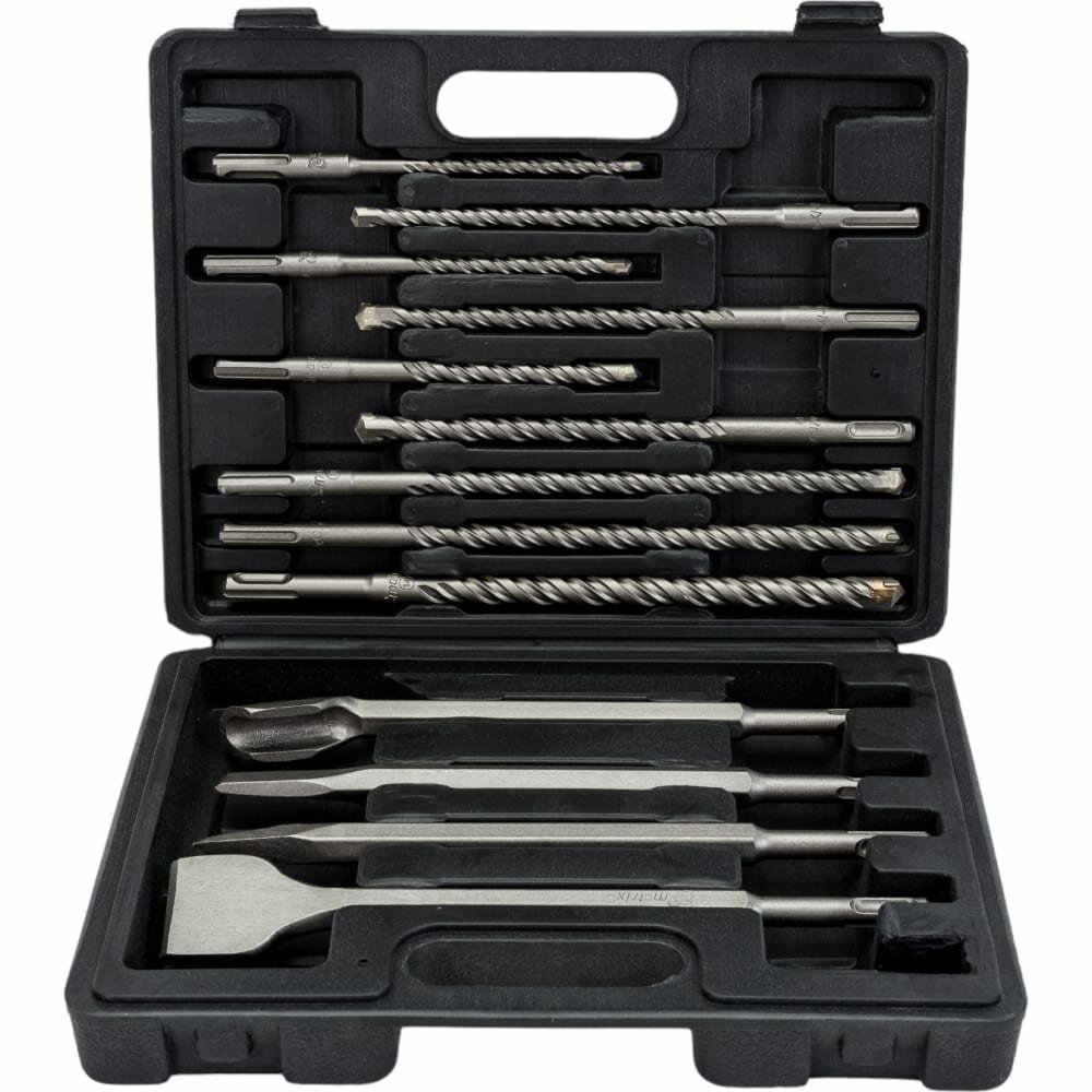 Набор буров и зубил по бетону Matrix 71098