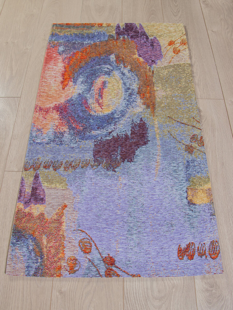 Ковер для комнаты на пол, палас в гостиную, Прато, 155х235, 329X, красный