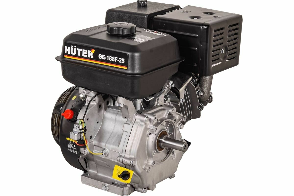 Двигатель бензиновый Huter 13 л. с. GE-188F-25 389 см. куб.