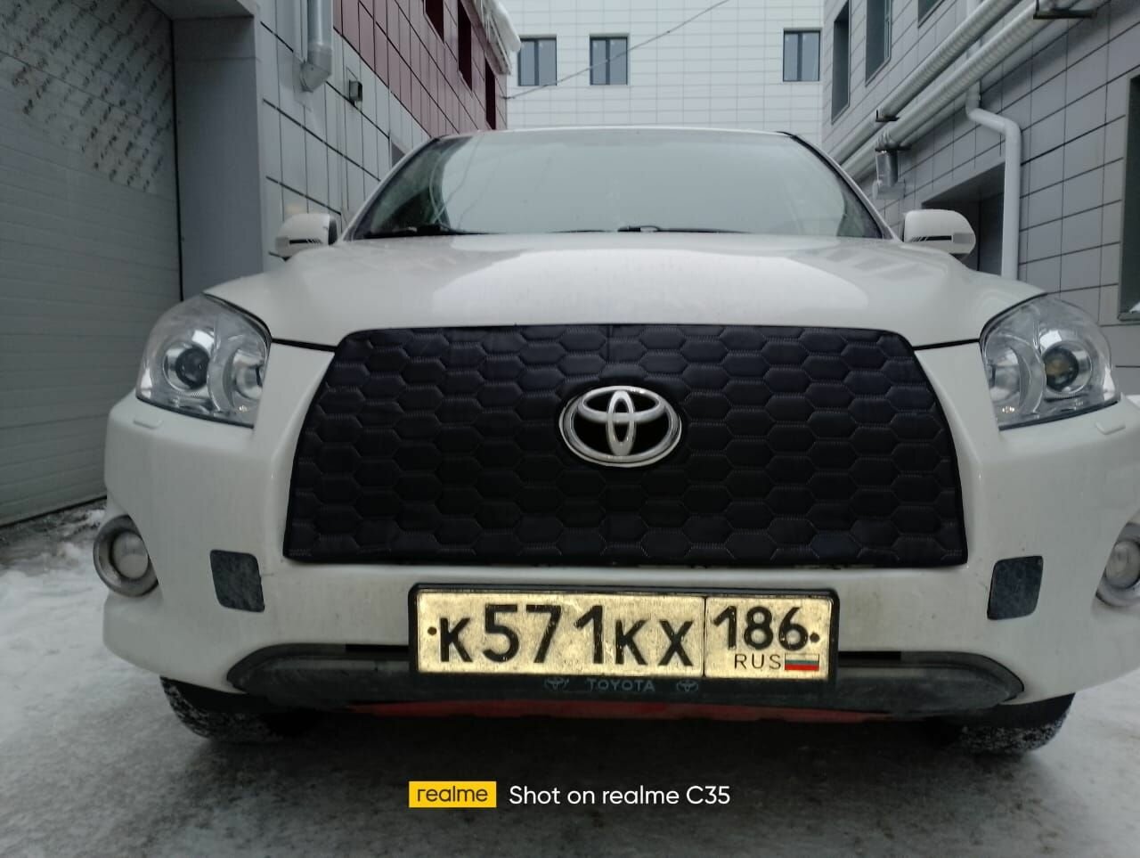 Утеплитель радиатора для Toyota RAV4 2010 -2016 XA30 Рестайлинг Версия Long