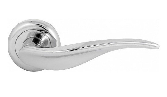 Ручки дверные (к-кт-2шт) Aquatic CP, хром полированный Palladium