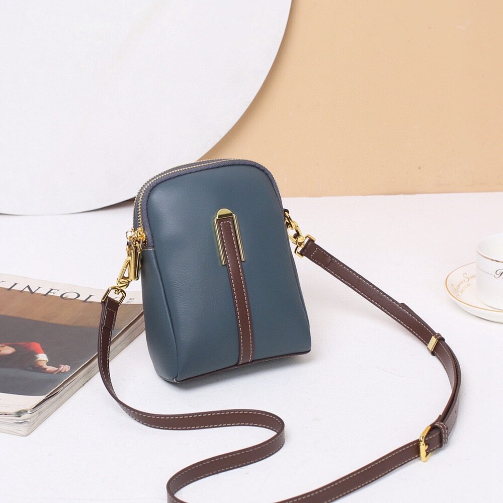 Сумка-мессенджер 9187, джинсово-синяя, на плечо