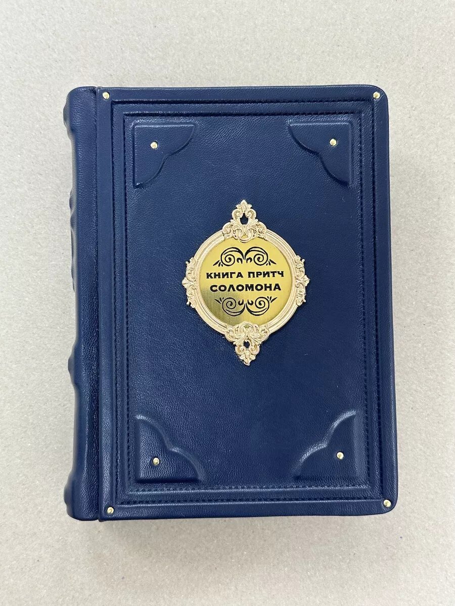 Книга притч Соломона (подарочная кожаная книга)