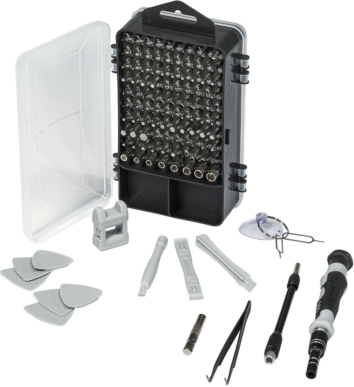 Набор инструментов Bort BTK-117, 117 предметов, для точных работ [93416169]