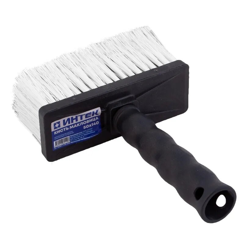 Макловица 140х 50мм синтетическая щетина, пластмассовый корпус "Интек"