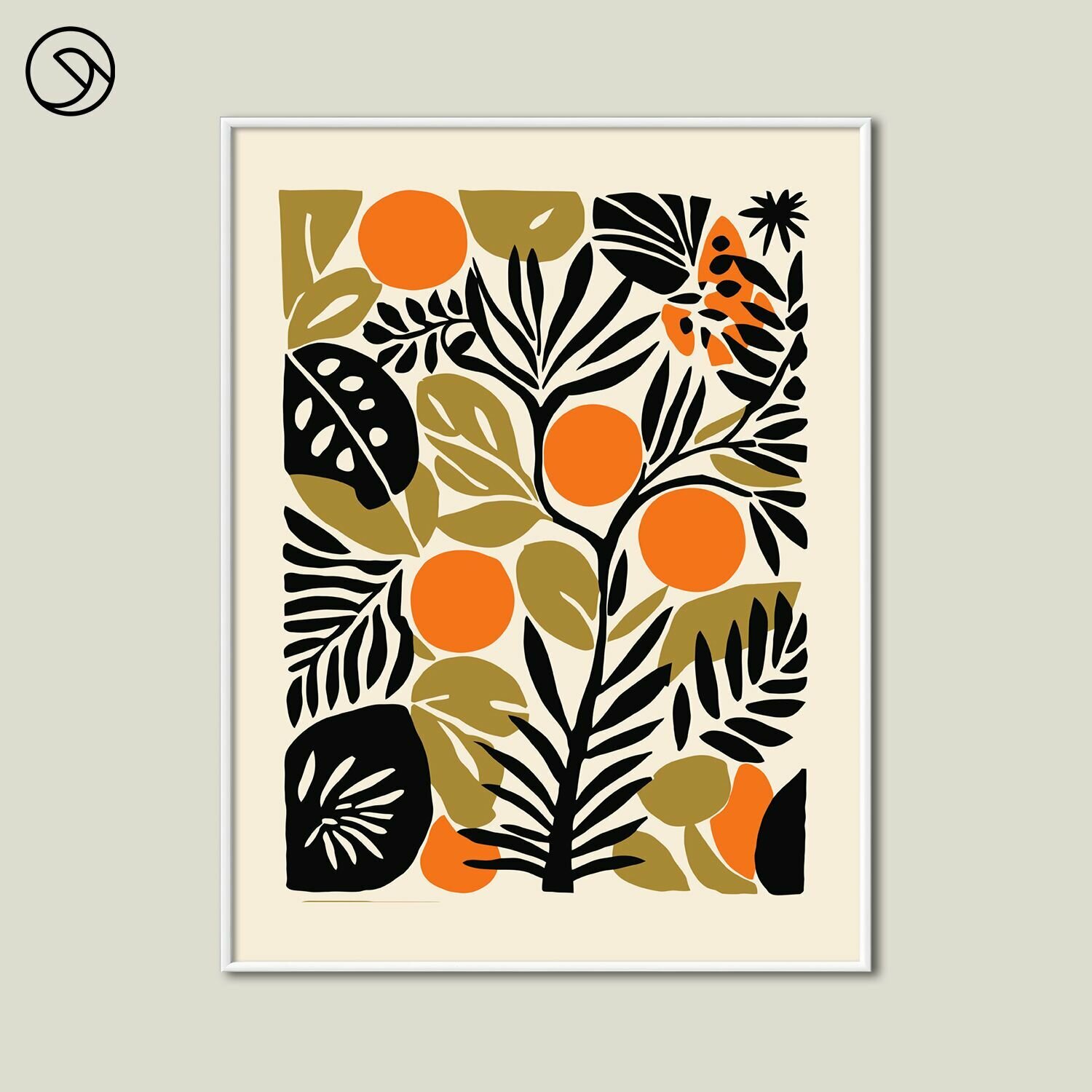 Постер в раме 50х70 Postermarkt, Арт Абстракция №19