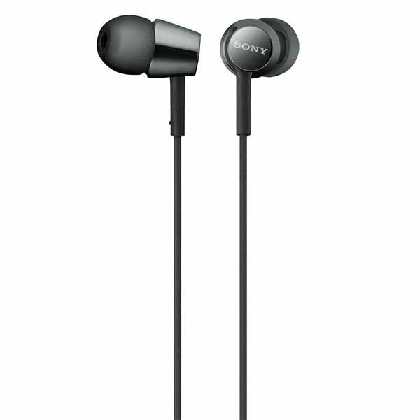 Sony MDR-EX155AP Black внутриканальные наушники с гарнитурой, черные