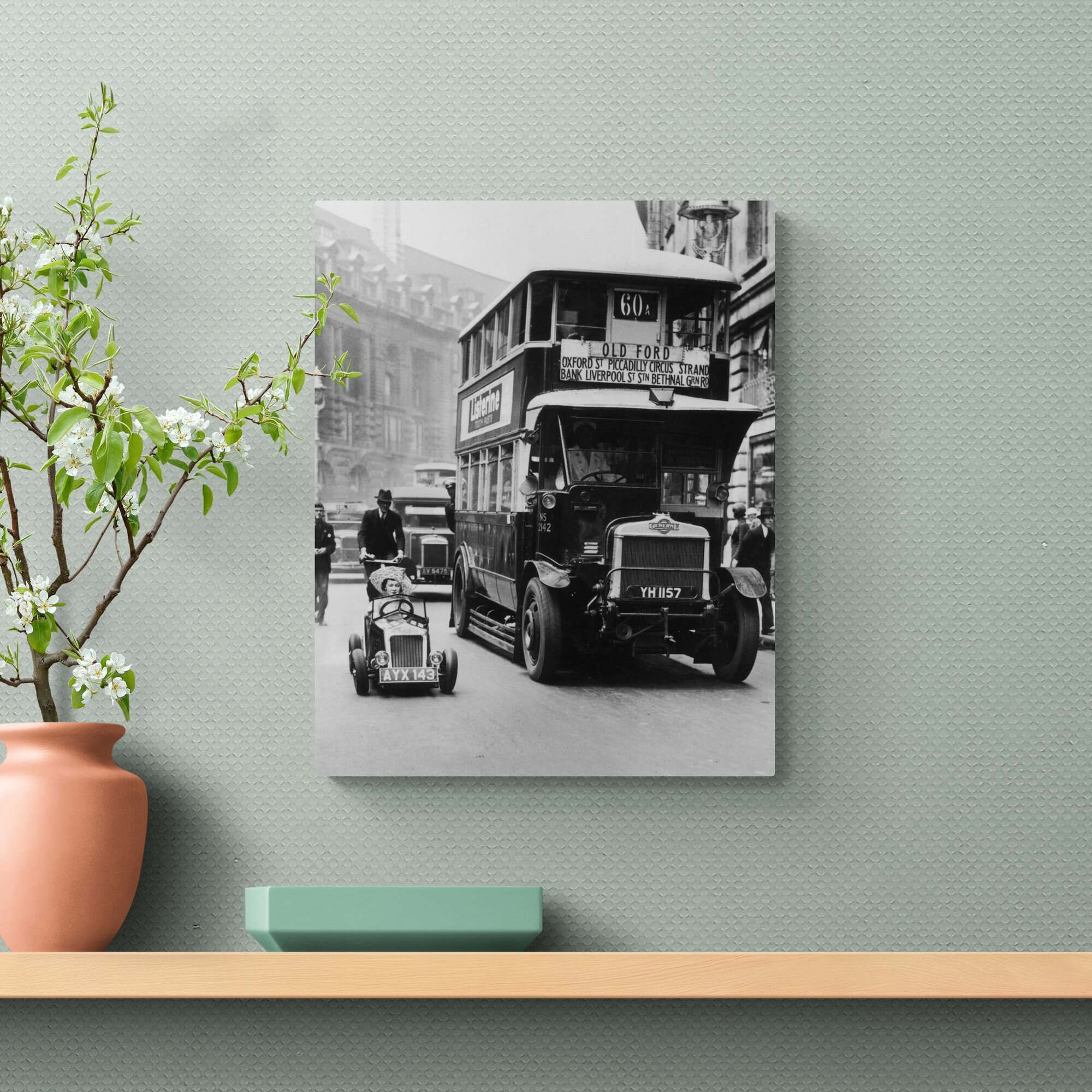 Фотокартина на стену интерьерная "Ретро Лондон" 50х40 см