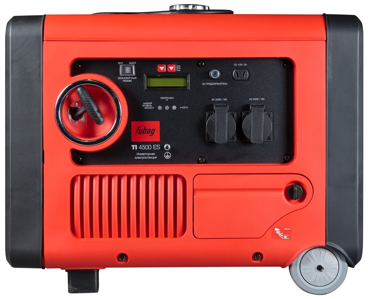 Электростанция Fubag "TI 4500 ES", в кожухе, 4500Вт, 2 розетки, 40л, 50кг