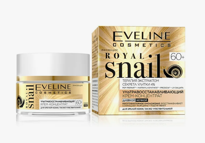 Eveline Cosmetics Крем-концентрат для лица Royal Snail 60+, 50 мл