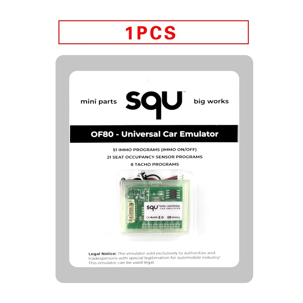VSTM Универсальный Автомобильный эмулятор SQU OF68 OF8Car эмулятор сброса сигнала Immo программы место ESL диагностический инструмент датчика заполнения сидений OF80