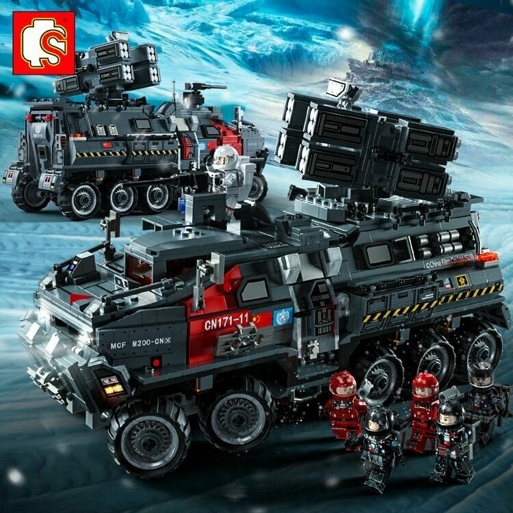 Сборочная модель большого бронетранспортера Senbao 107007 "Блуждающая земля"