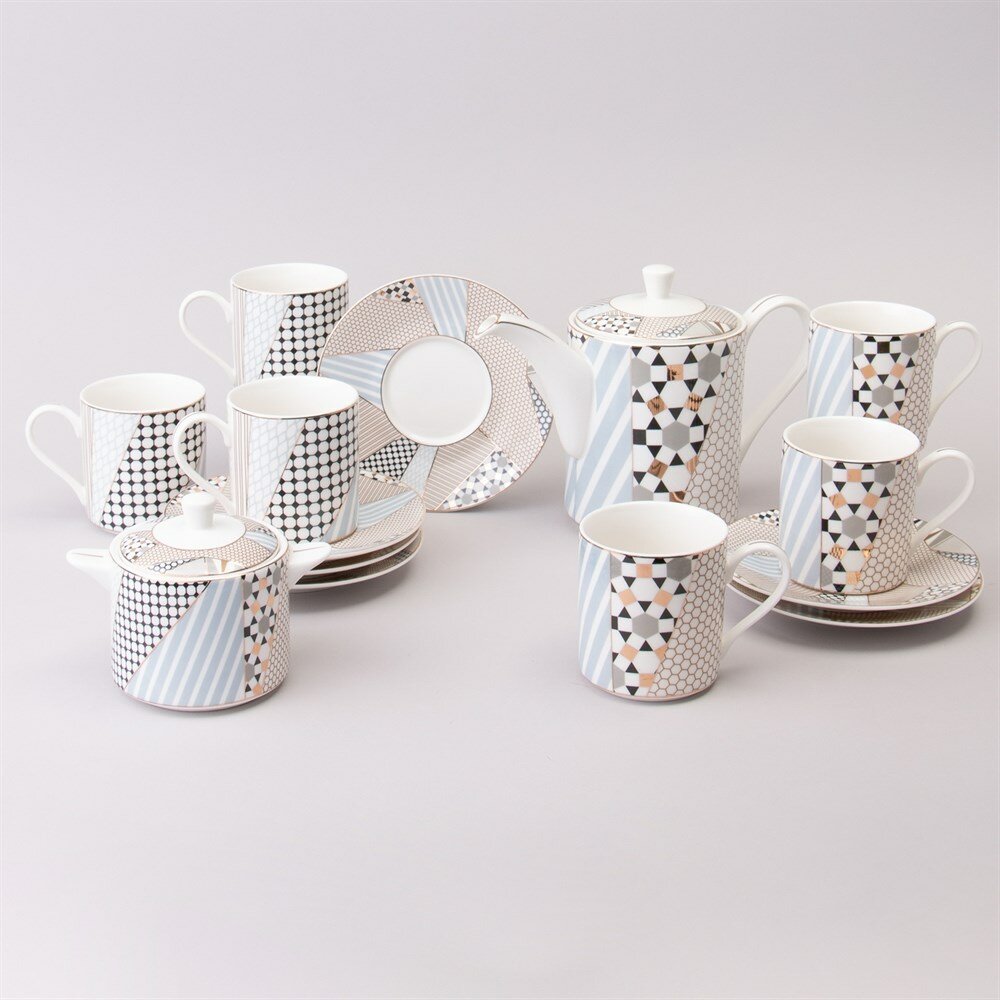 Чайный сервиз lefard "Top style" на 6 персон 14 предметов