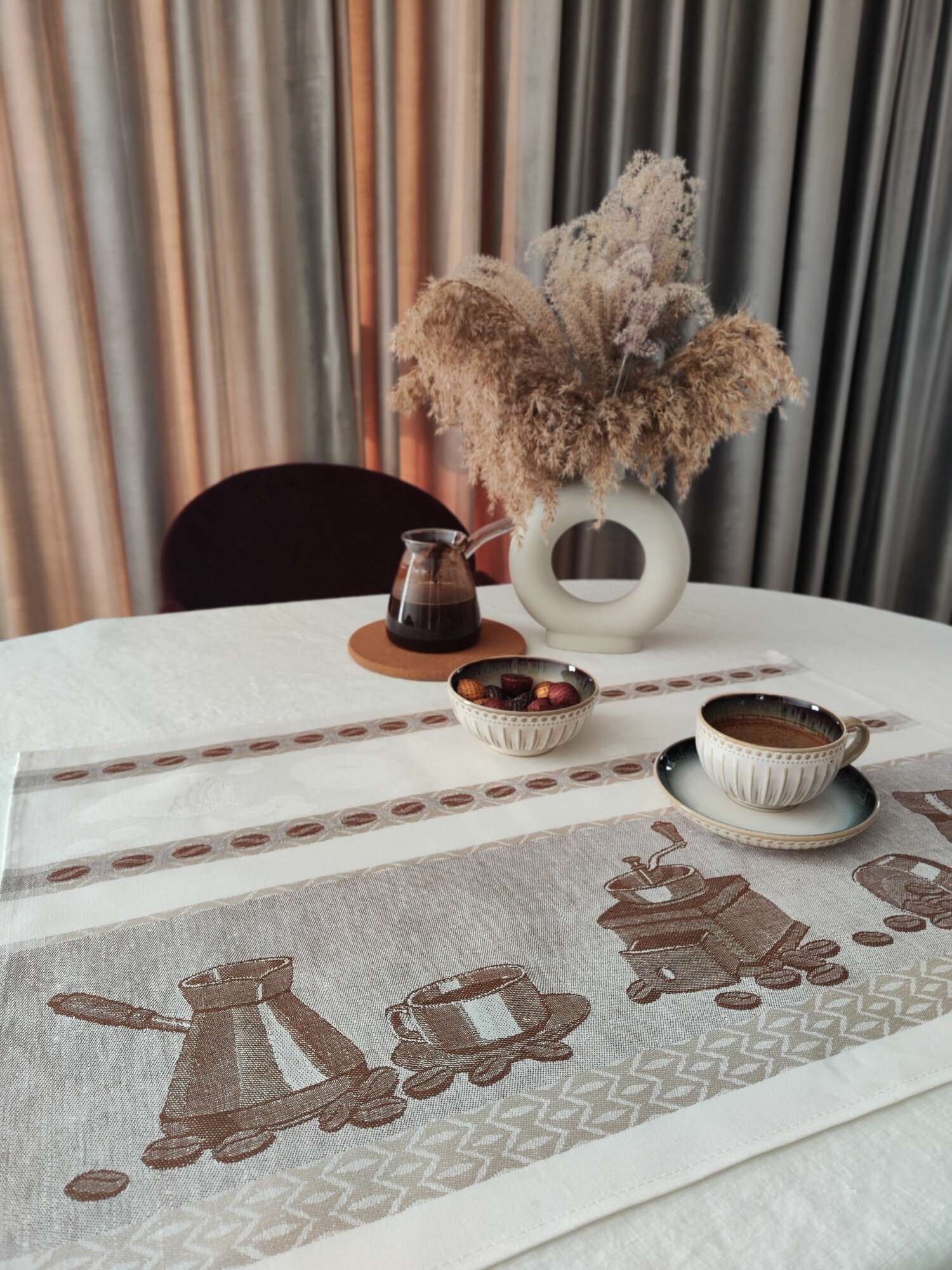 Набор полотенец Белорусский Лен, кухонные, лен/хлопок, жаккардовая фактура, 49x70 см, 3 шт