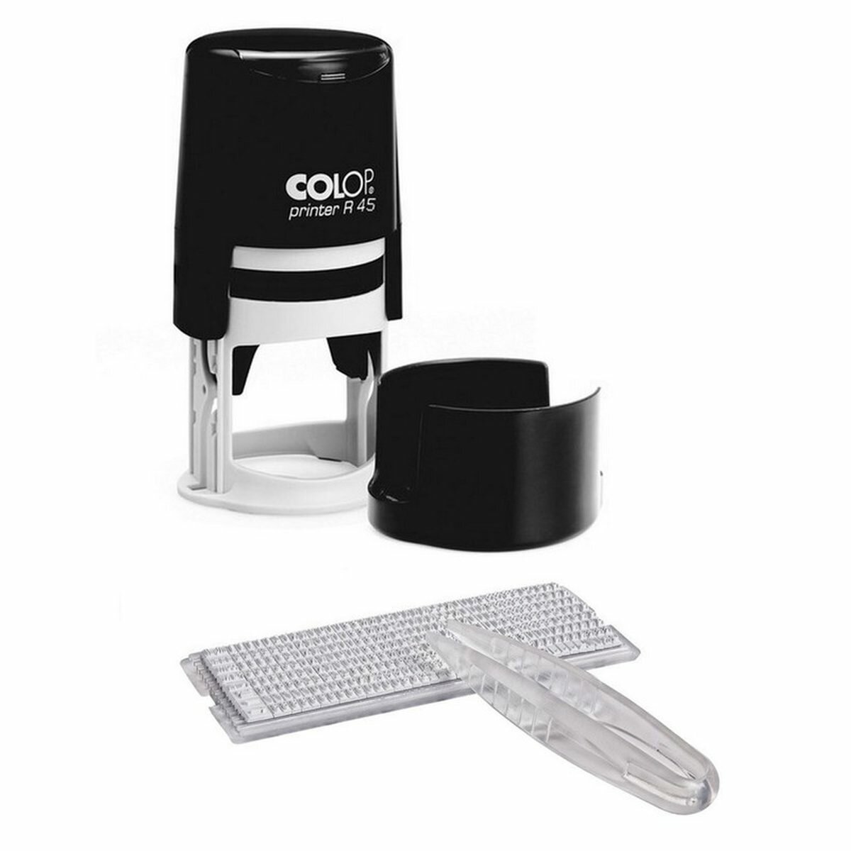 Печать самонаборная Colop R45/2,5 (d=45мм, 2,5 круга, пластик, автомат)