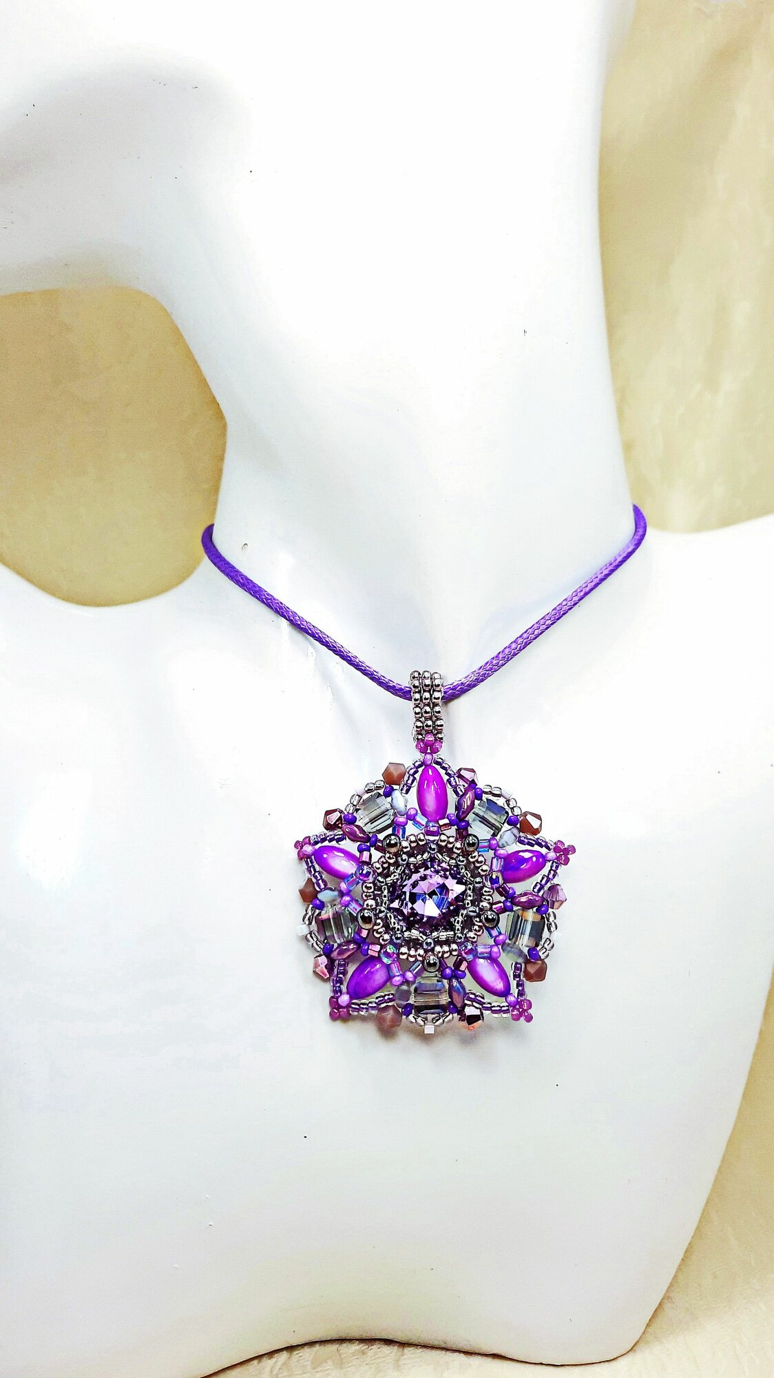 Подвеска, горный хрусталь