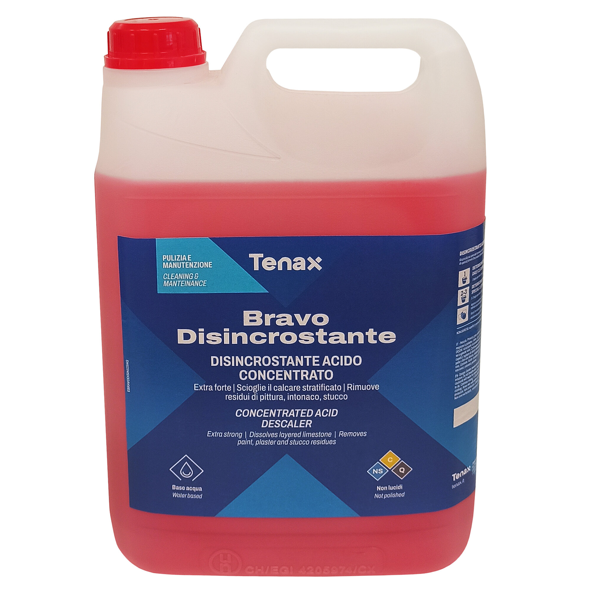 Очиститель для камня Tenax Bravo Disincrostante 5л кислотный концентрат
