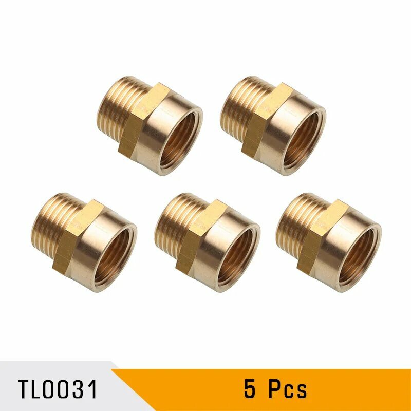 Латунный переходник BSP на NPT 1/2 дюйма 5pcs