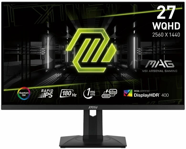 27" Монитор MSI MAG 274QRF QD E2, черный (2560x1440, 180 Гц, IPS, LED)