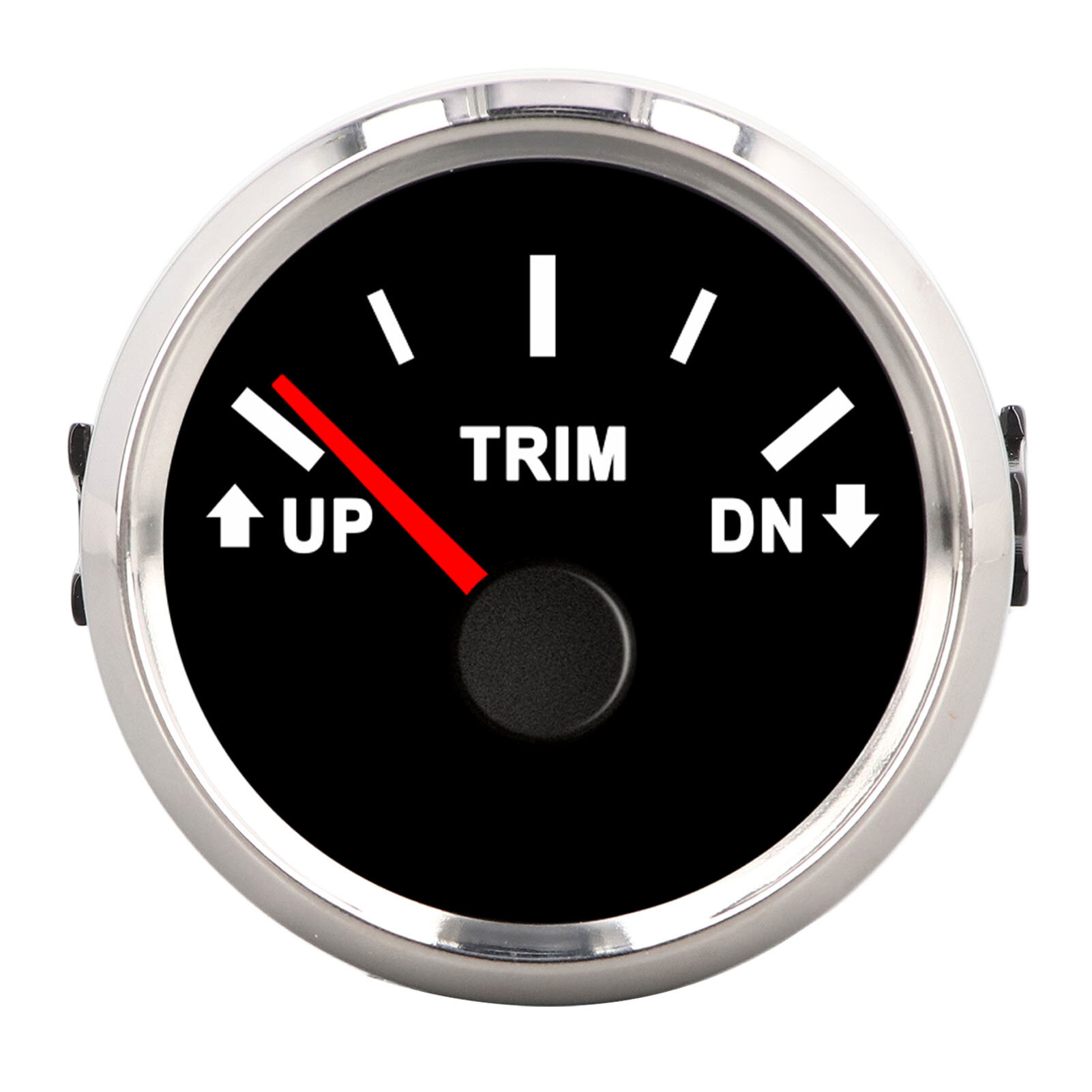 Манометр для морской лодки 52 мм, UP DN, IP67, водонепроницаемый, с красной подсветкой, сигнал 0‑190 Ом для яхты, рыбацкой лодки, черный