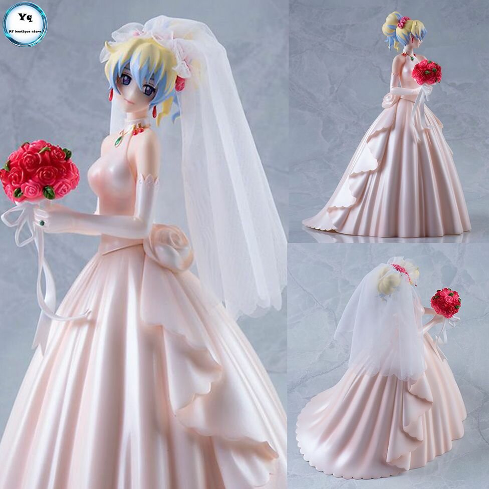 Аниме фигурки Tengen Toppa Gurren-Lagann Ния Свадебное платье 26CM