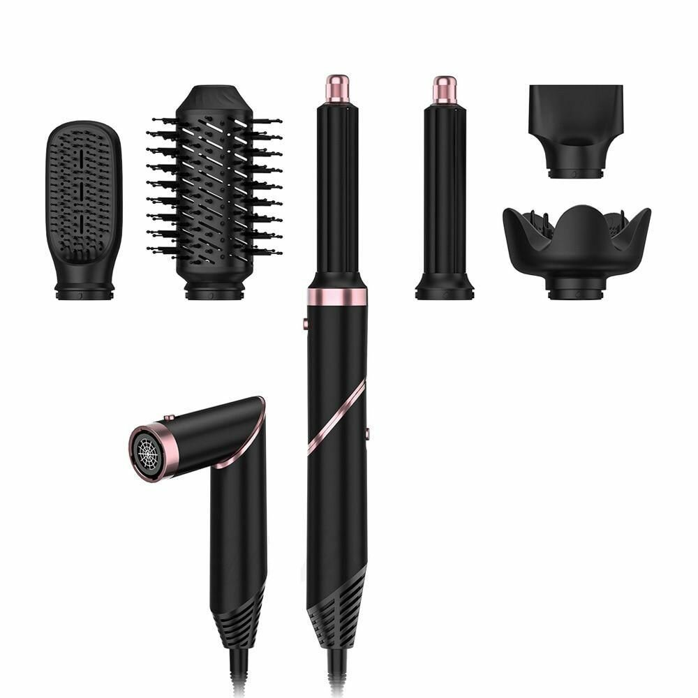 Фен для волос/Плойка стайлер щипцы для выпрямление и завивки волос 6 в 1