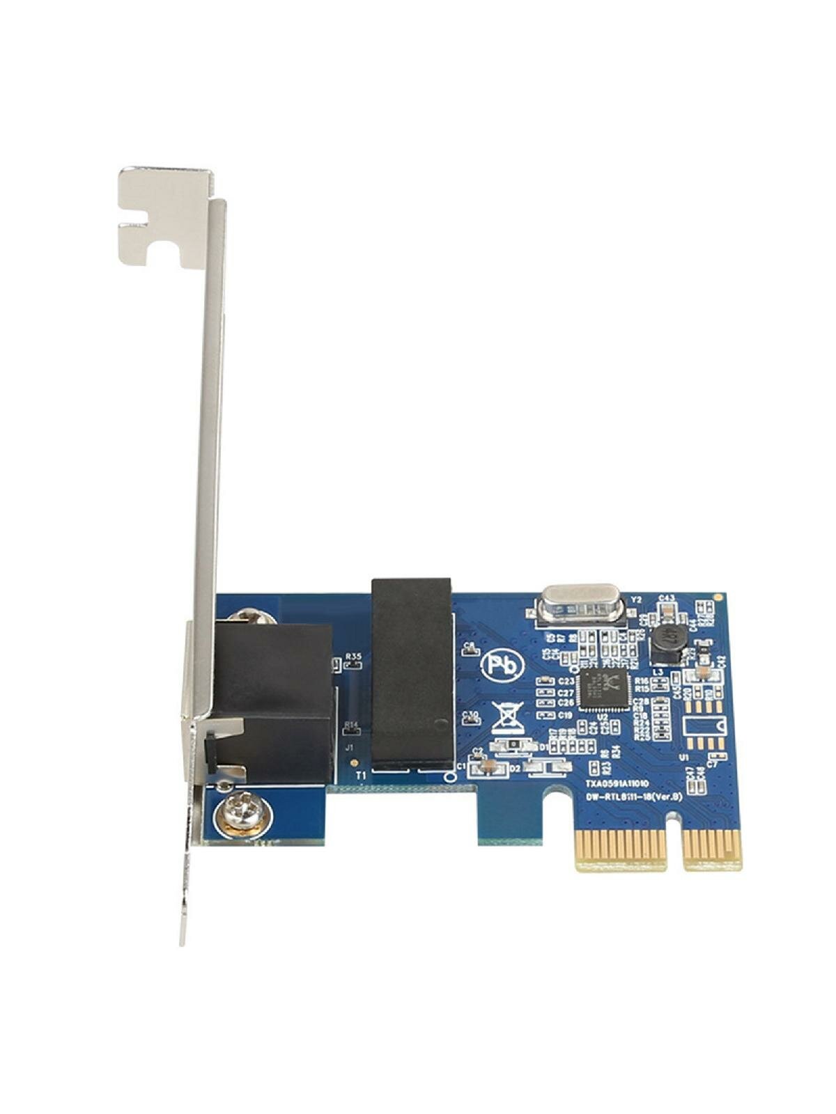 RTL8111H RJ45 PCIE Gigabit Ethernet LAN Networking Card 10/100/1000Mbps Adapter Ethernet Networking Adapter for Desktop