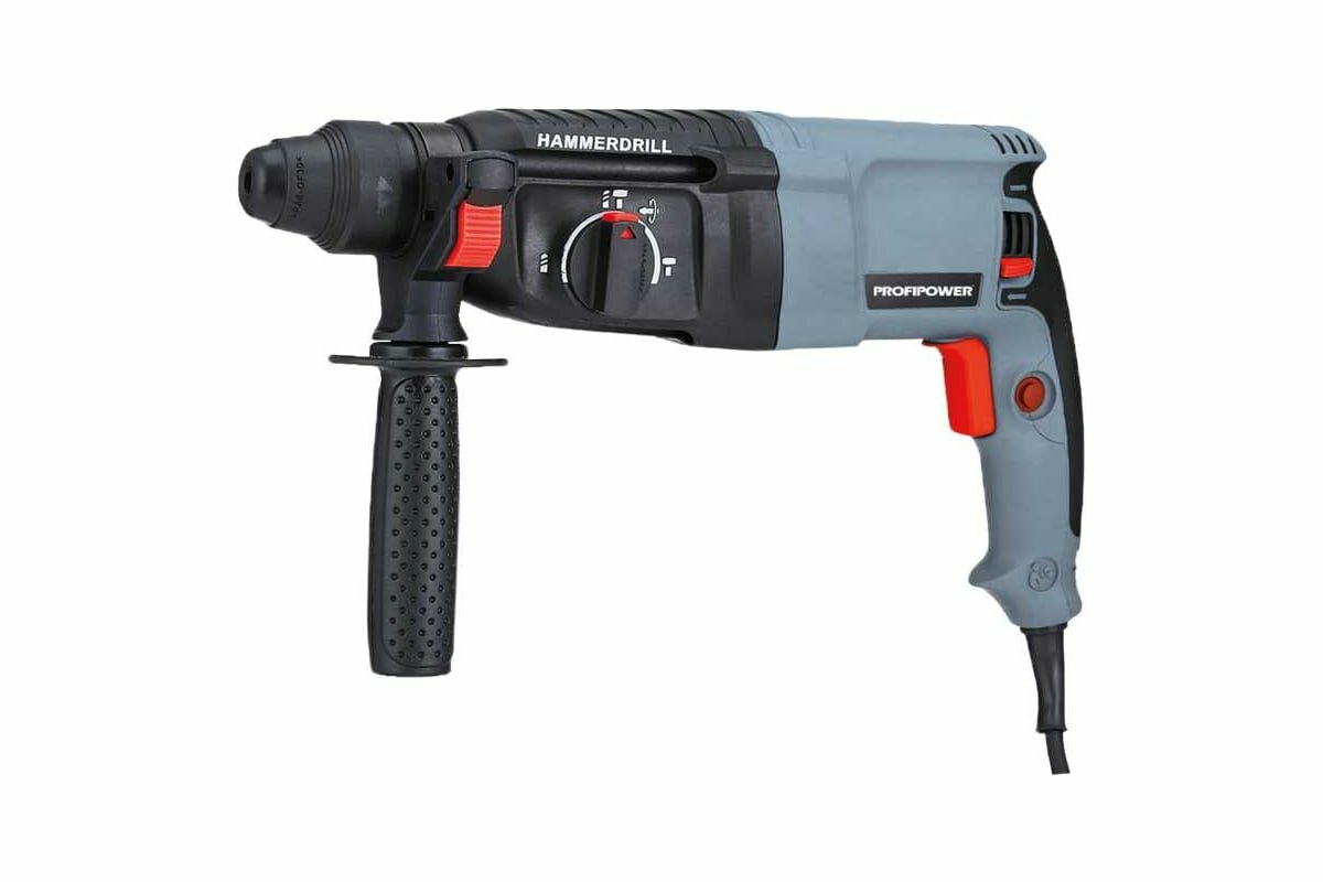 Перфоратор ProfiPower PDRF-1200 (1200 Вт, 2.7 Дж, 3 режима, SDS-Plus)