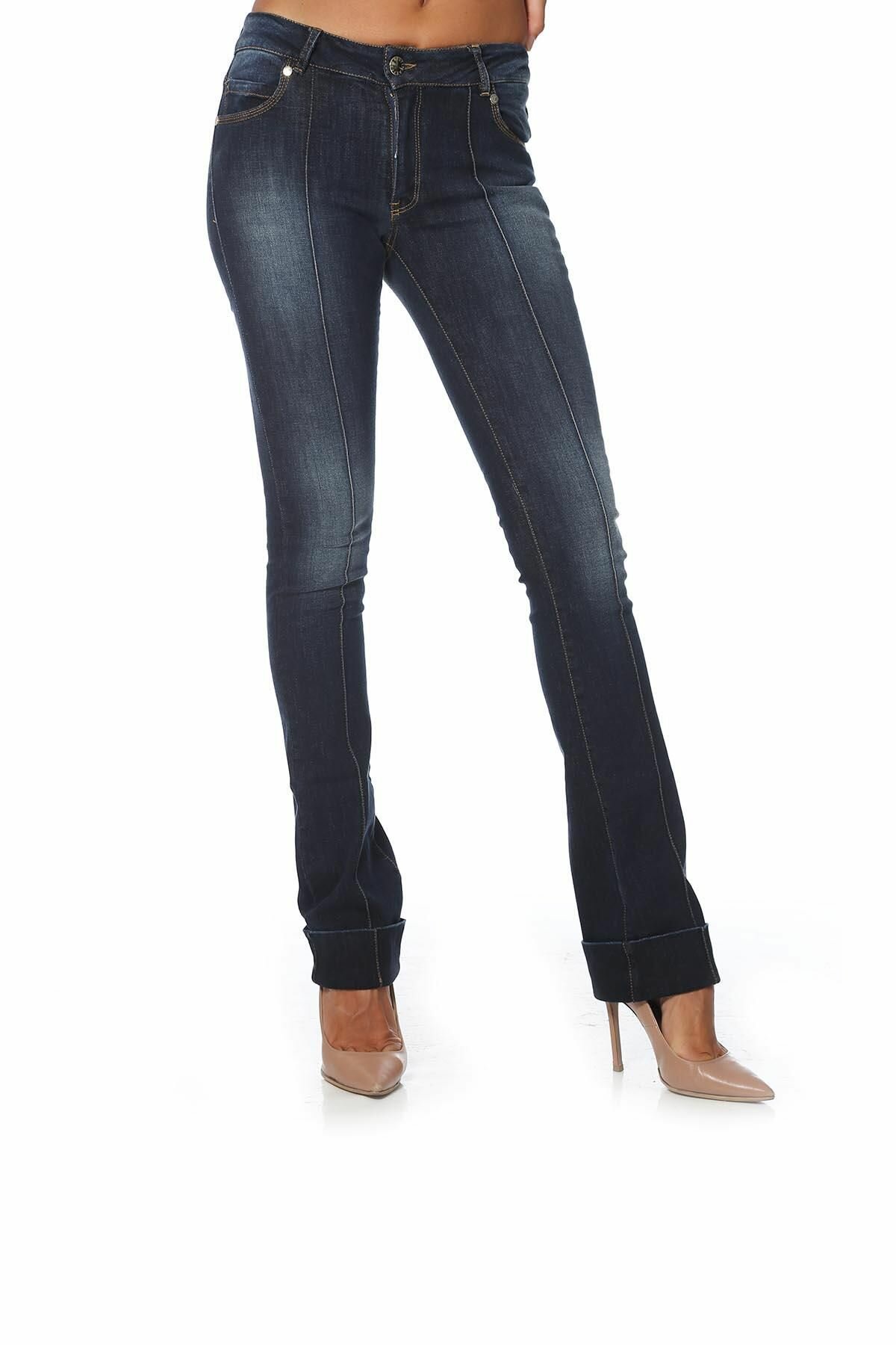 Джинсы клеш 