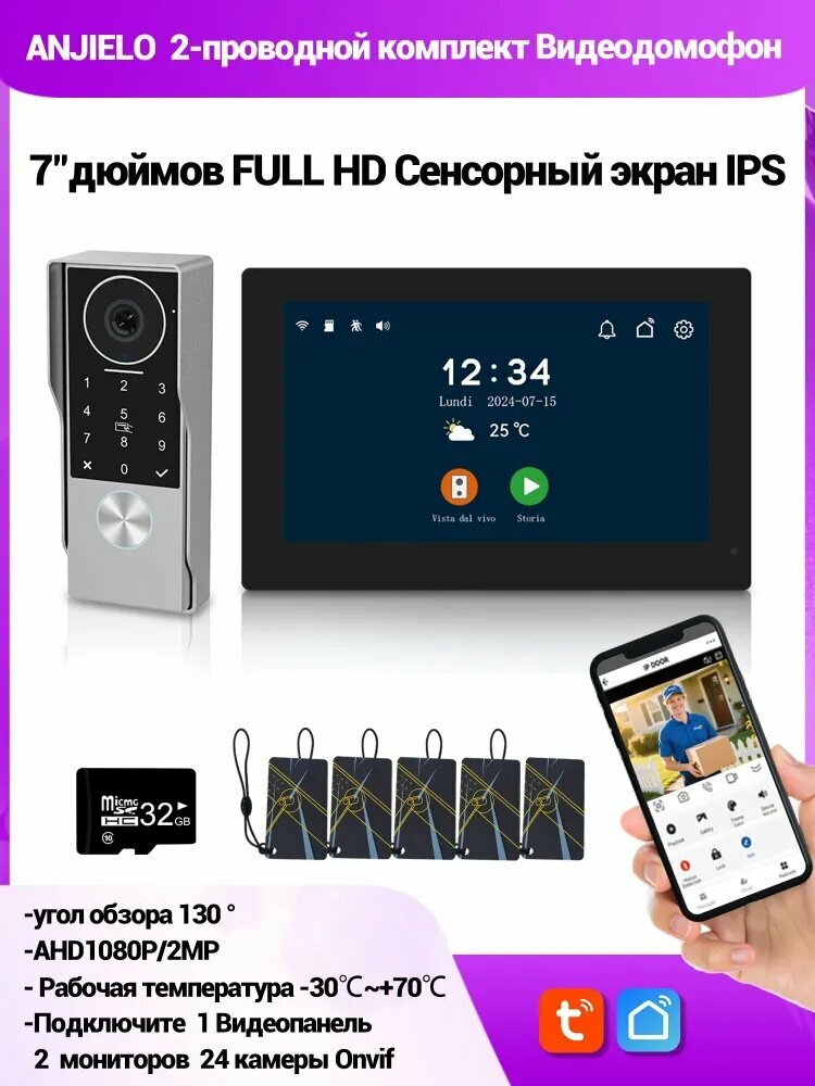 Комплектующие для монтажа домофона