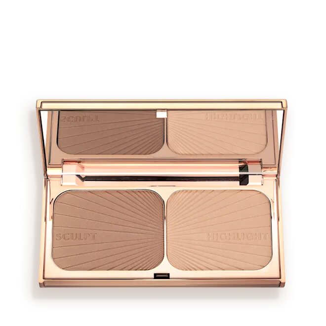 Палетка бронзер и хайлайтер CHARLOTTE TILBURY Filmstar Bronze & Glow 22,5 г | Эффект сияния | Light to Medium