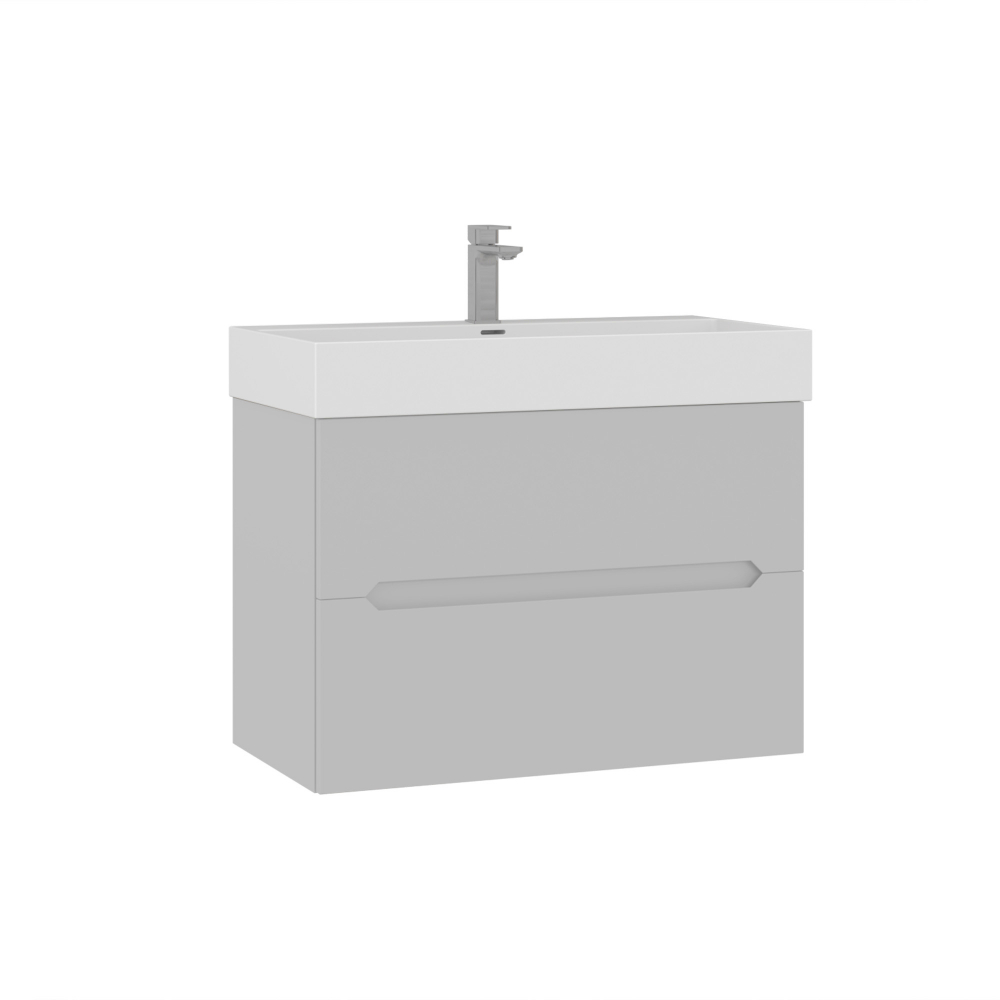 Тумба с раковиной ORKA Malta 80 кашемировый матовый 5001474