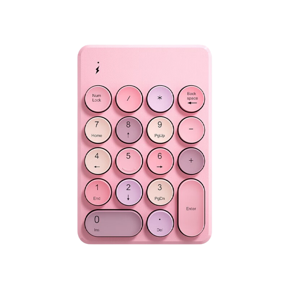Клавиатура унисекс BOW 6006051 K155 Iridescent Pink — Wireless Numeric Keypad, Battery