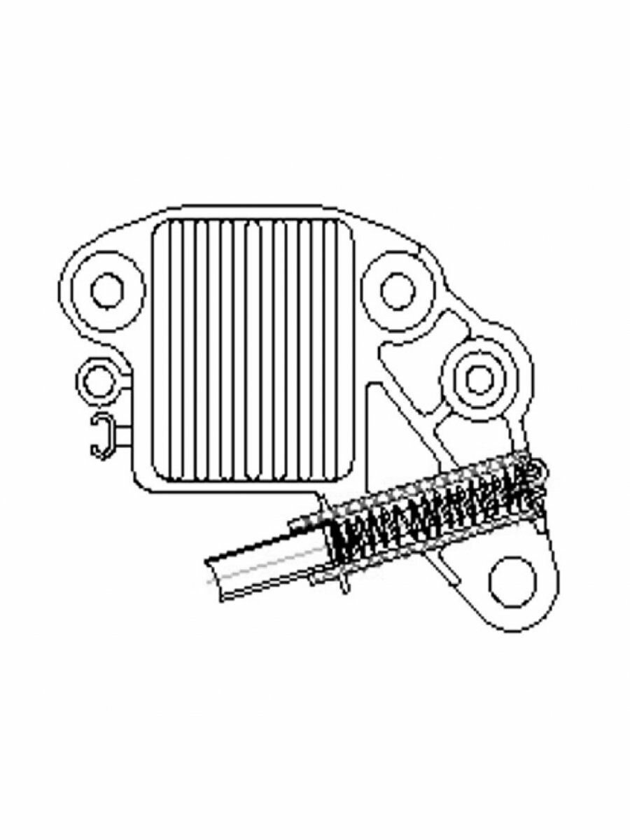 Регулятор напряжения генератора для а/м Chery Amulet A15 (06-)/Bonus (06-)/Very (06-) 1.5i, STARTVOLT VRR2701