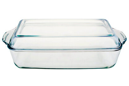 Форма для запекания стеклянная с крышкой 34х20х11см, 2.8л, Appetite