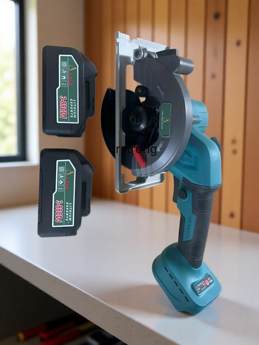 Циркулярная пила Amurstrong, 3-98s 21V, 4Ah, 2 аккумулятора, бесщеточный двигатель, трёх скоростной