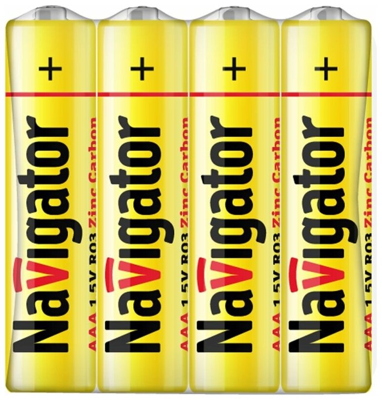 Элемент питания солевой AAA/R03 94 757 NBT-NS-R03-SH4 (уп.4шт) Navigator 94757