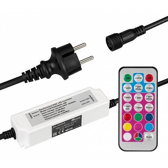 Контроллер Ardecoled ARD-CLASSIC-SYNC-RGB-4000LED Black 230V, 370W, RF ПДУ