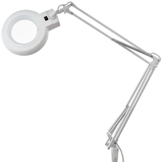 Лупа Rexant 3D на струбцине с подсветкой