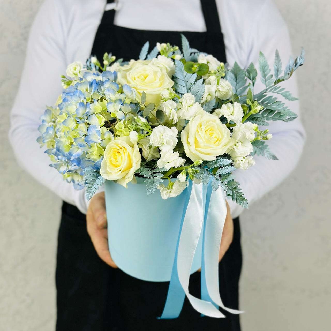 Сборная коробка с ароматной маттиолой. Rybe-flowers.