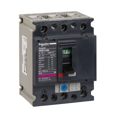 Выключатель автоматический Compact NS80H MA80 3п3T 28100 Schneider Electric