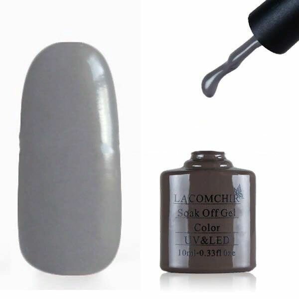 Гель-лак LACOMCHIR TD01 серый, 10 мл