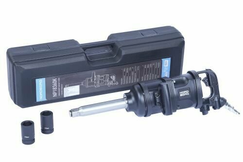 Пневмогайковерт ударный 1", 3600Нм, в кейсе с головками 32 и 33 мм NORDBERG NP18360K